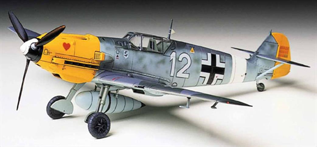 Tamiya 60755 Messerschmitt BF109E-4/7 Tropical WW2 kit 1/72 – Youngsters World