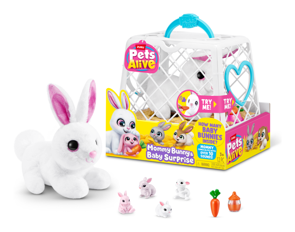 ZURU PETS ALIVE 9554 MAMA BUNNY & BABY SURPRISE! – Youngsters World