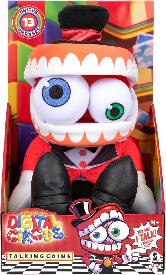 THE AMAZING DIGITAL CIRCUS 55688 TALKING CAINE PLUSH FIGURE THE AMAZING DIGITAL CIRCUS 55688 TALKING CAINE PLUSH FIGURE