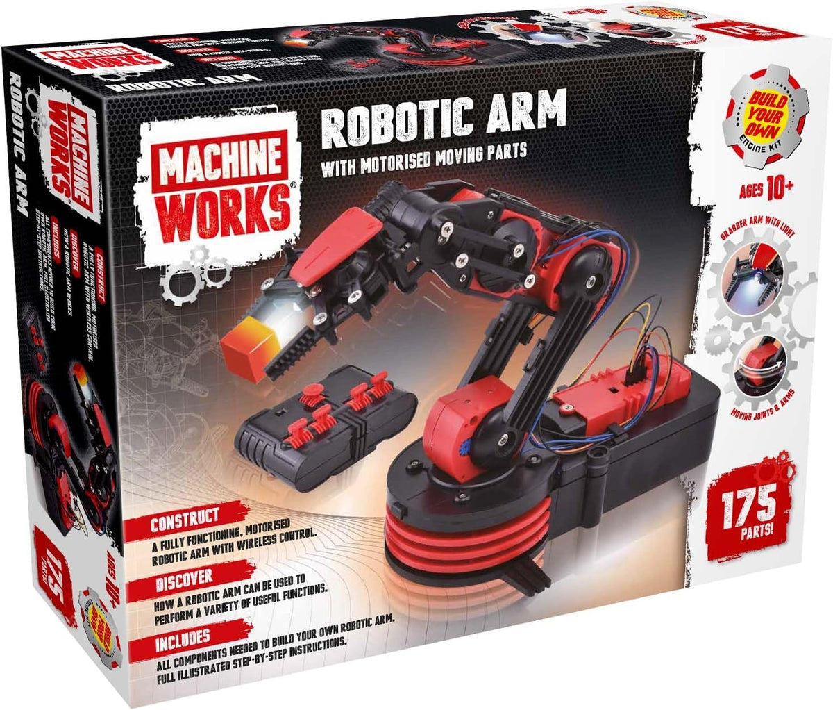 MACHINE WORKS BUILD YOUR OWN ROBOTIC ARM – Youngsters World