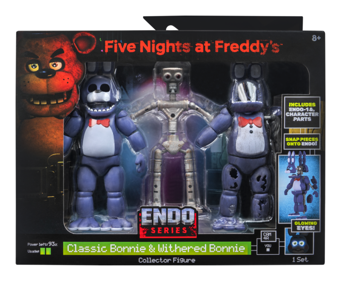 FIVE NIGHTS AT FREDDYS FNF0073 ENDO SERIES CLASSIC BONNIE & WITHERED B ...