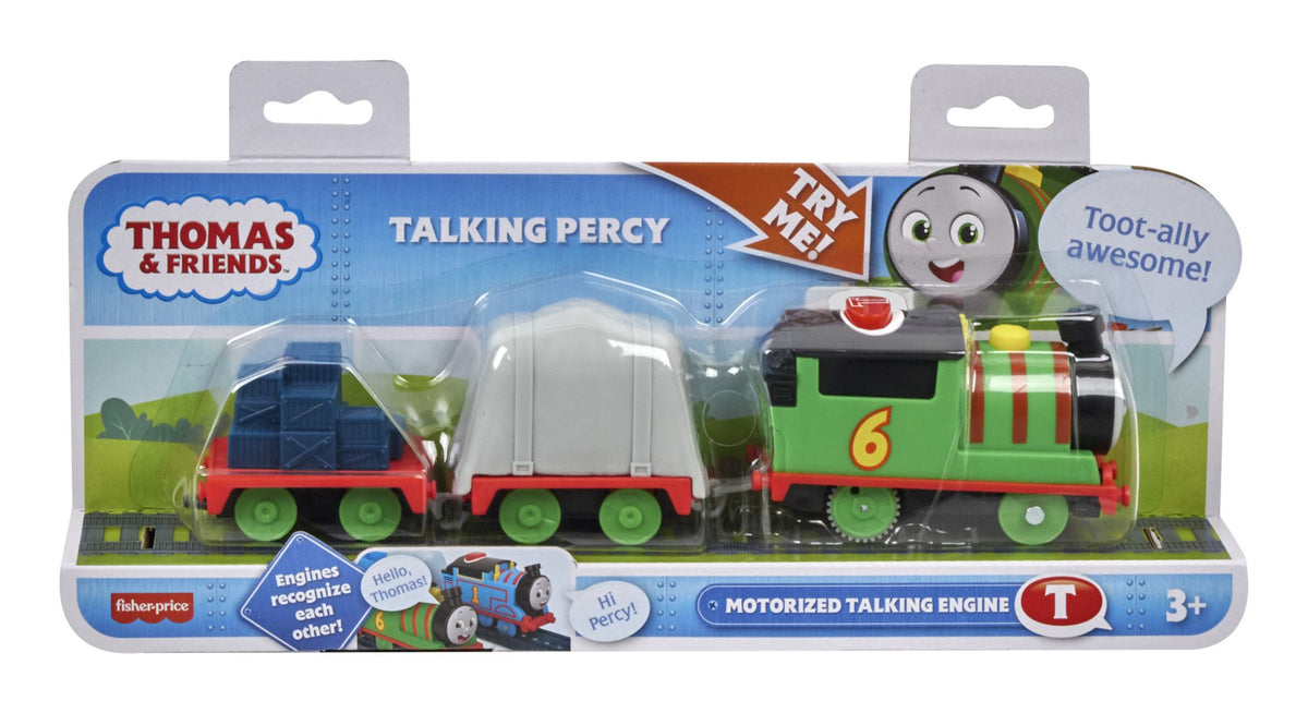 THOMAS & FRIENDS HWY32 MOTORIZED TALKING PERCY – Youngsters World