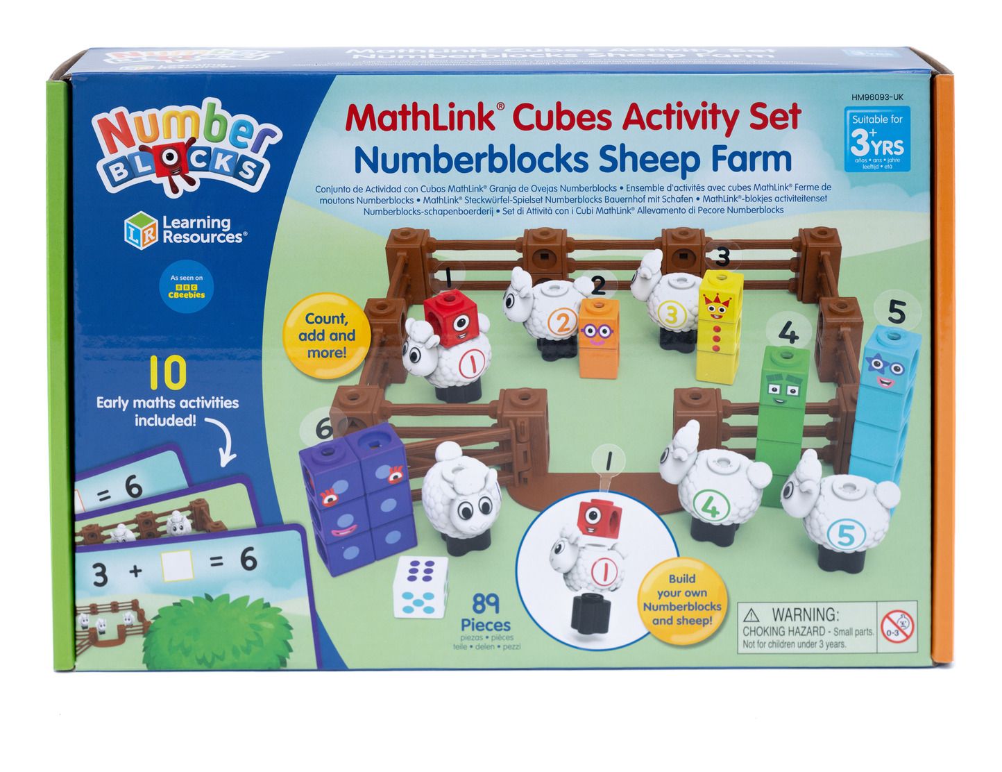 NUMBERBLOCKS 96093 MATHLINK CUBES SHEEP FARM ACTIVITY SET – Youngsters World
