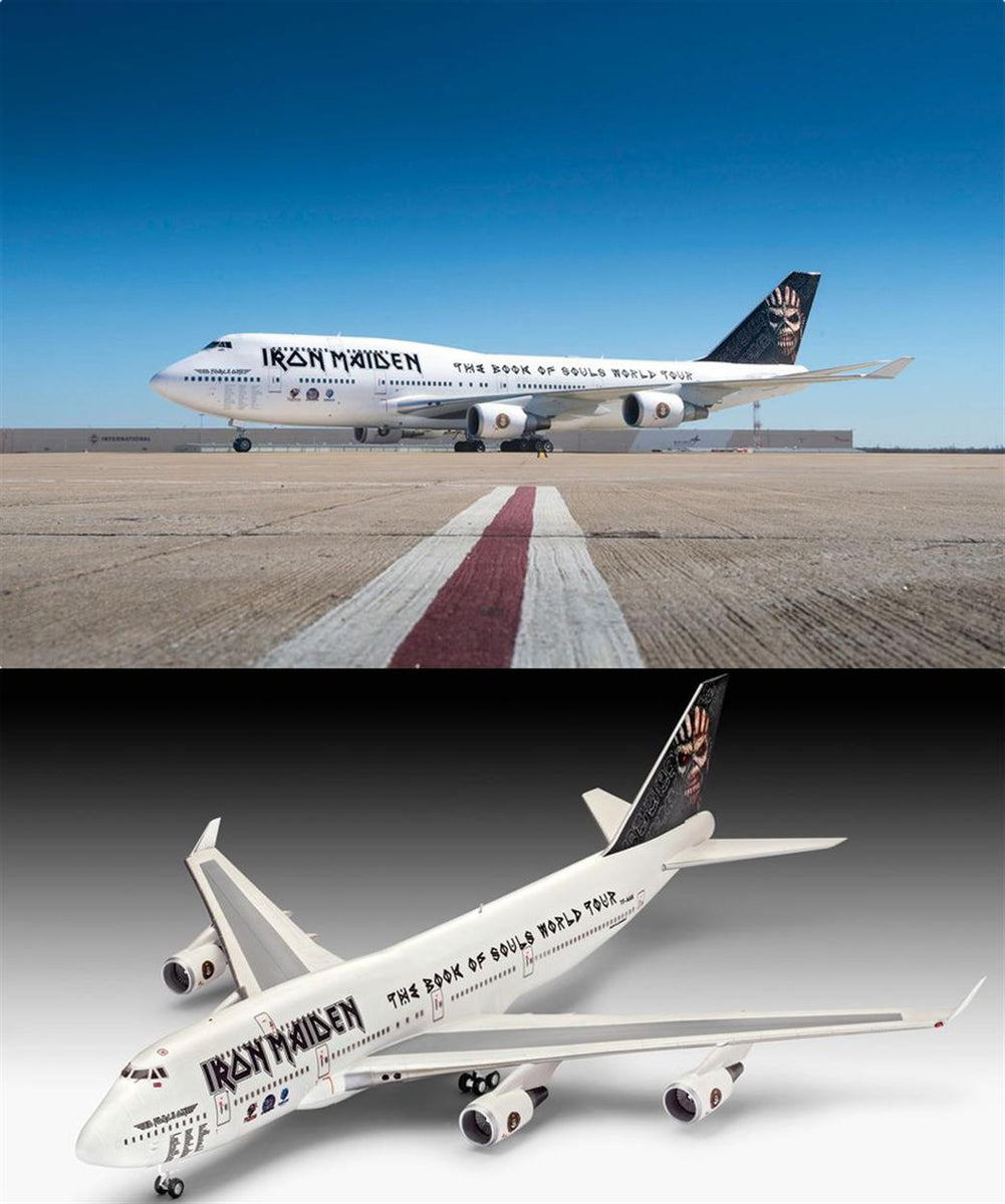 REVELL 03780 Boeing 747-400 Iron Maiden Limited Edition KIT 1:144 SCAL ...