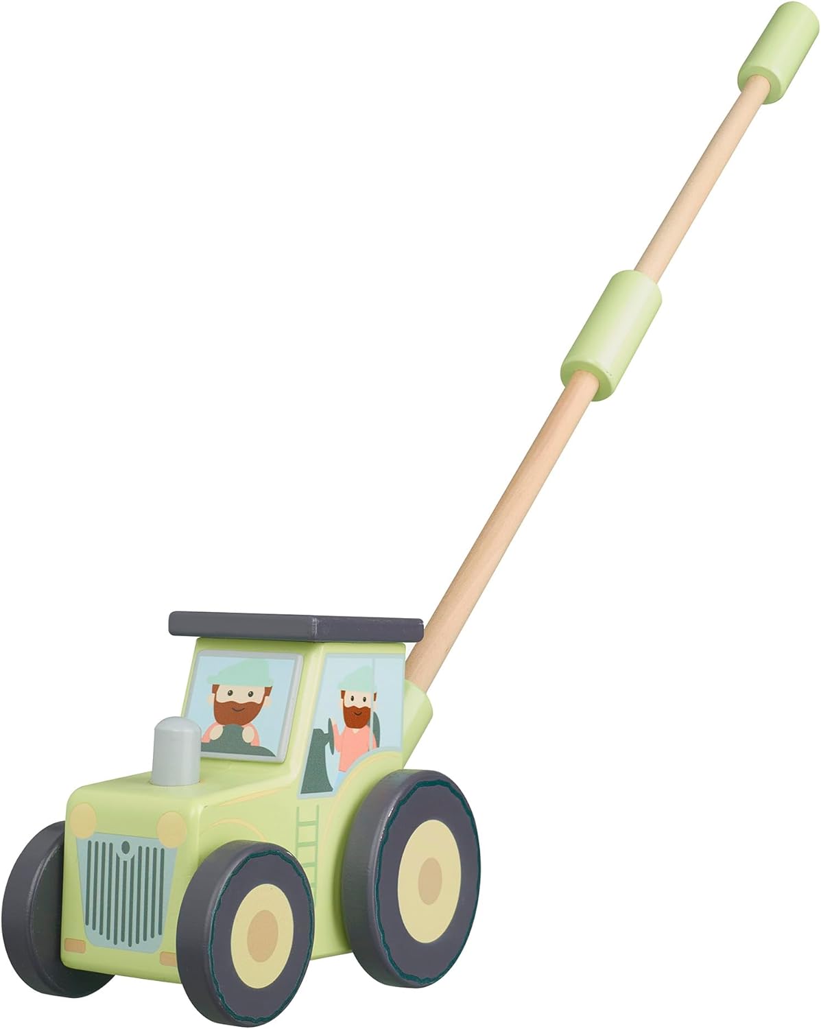 ORANGE TREE TOYS WOODEN PUSH ALONG TRACTOR – Youngsters World