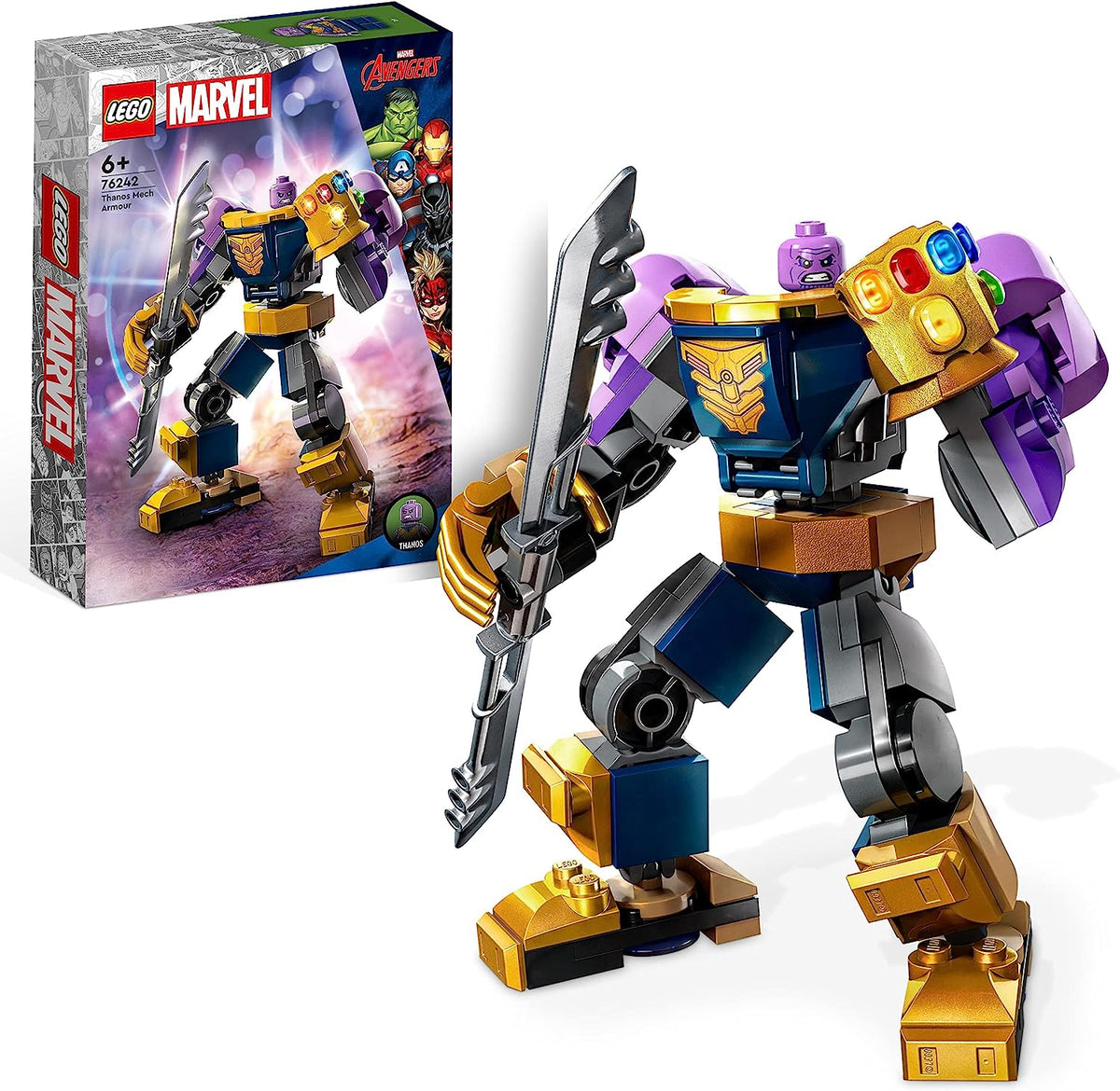 LEGO 76242 MARVEL AVENGERS THANOS MECH ARMOUR – Youngsters World